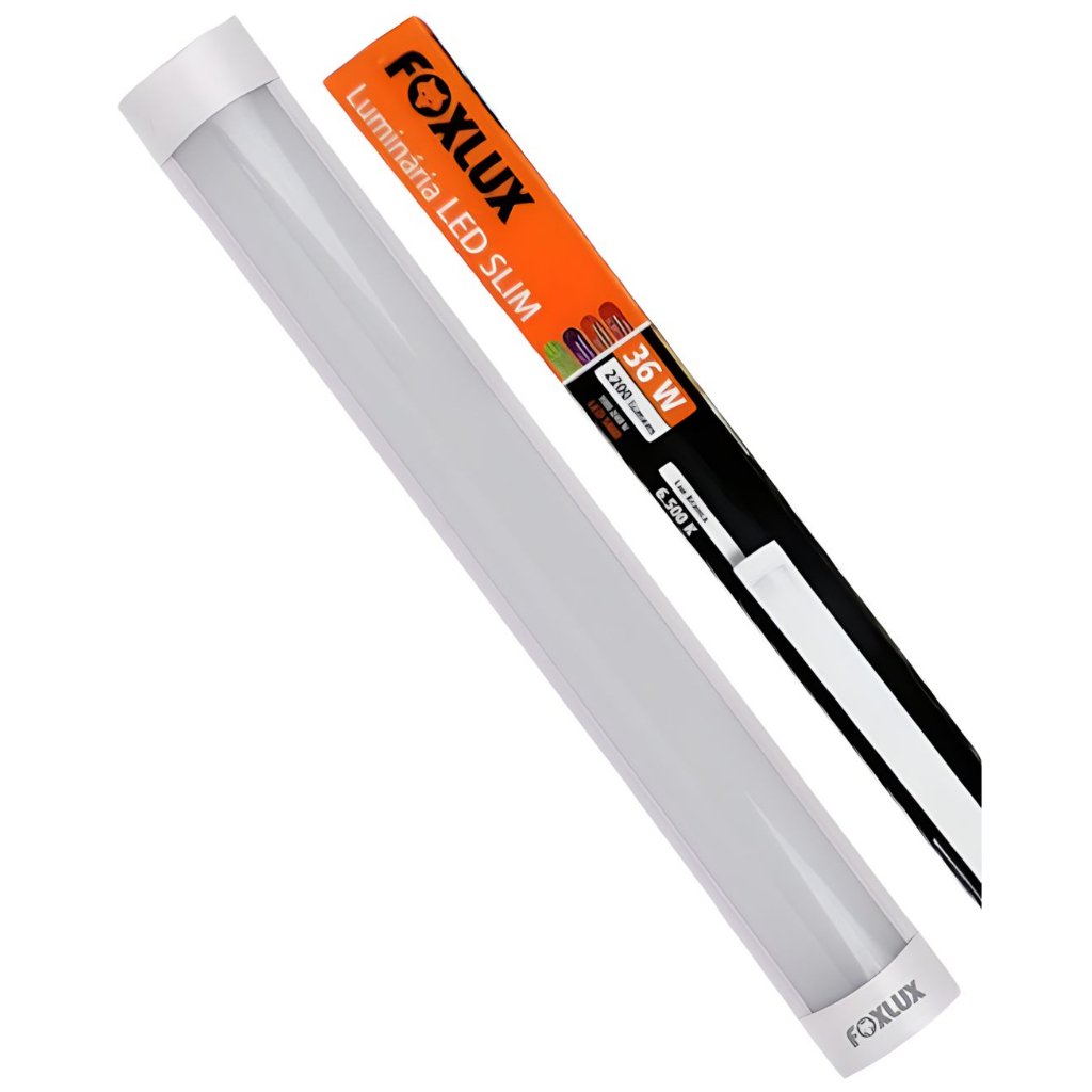 Luminária Led Slim 36w 2000 lúmes Bivolt - Foxlux